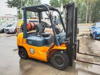China Gasoline Engine Power Source Japan 2.5Ton 3 Ton Used Toyota Forklift Diesel FD30 FD50 Electric Forklift for sale