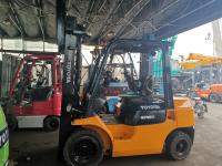 China Industrial 2.5 Ton Gas Diesel Forklift with Toyota Seat Lift Height 4.8m 4.5m 6m Used for sale