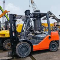 China Powerful Gasoline Engine Used 3 Ton Toyota Forklift with Sideshift at Shanghai Yard for sale