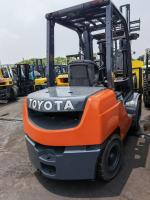 China Powerful Gasoline Engine Used 3 Ton Toyota Forklift with Sideshift at Shanghai Yard for sale