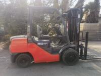 China TOYOTA 8F30 7F30 FD30 diesel engine forklift with 4.5m fork length and 3 stage mast for sale