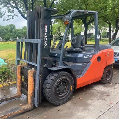 China Powerful Gasoline Engine Toyota 5 Ton Diesel Forklift Truck with Japan Engine for sale