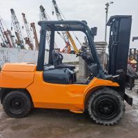 China Used Toyota 7F50 Forklift 3 Tons 5 Tons 7 Tons Japanese Band with Routine Fork Width for sale