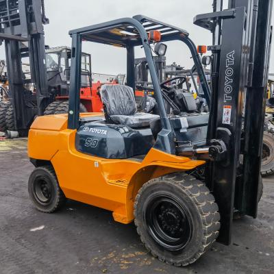 China Chinese 4 Tons Forklift 5 Ton Diesel Forklift with 5000 kg Weight and Gasoline Engine for sale