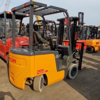 China Used Electric Forklift TCM FB25-7 2.5Ton 4 Wheel Style 1.5Ton 2Ton 3Ton 3.5Ton 4.0Ton for sale