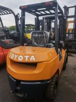 China Used Toyota 3.5 ton FD35 Diesel Forklift in Shanghai yard with 3500 kg Fork Width for sale