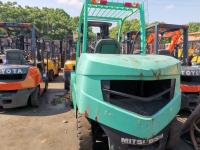 China Used Mitsubishi 5.5 Ton Diesel Forklift in Good Condition Japan Original Shanghai for sale