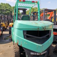 China 5.5 Ton MITSUBISHI Diesel Forklift with 180mm Fork Width from Japan in Good Condition for sale