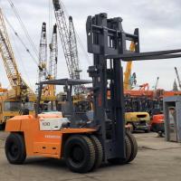 China Used TCM FD100 Forklift 10 Ton Diesel Fork Lift in Good Condition for Food Beverage for sale