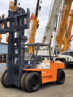 China Used TCM FD100 Forklift 10 Ton Diesel Fork Lift in Good Condition for Food Beverage for sale
