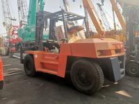 China Used TCM FD100 Forklift 10 Ton Diesel Fork Lift in Good Condition for Food Beverage for sale