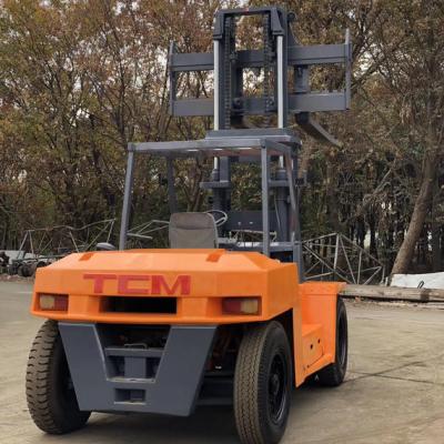 China FD100 TCM Forklift 10 Ton in Good Condition with Diesel Engine and Routine Fork Width for sale