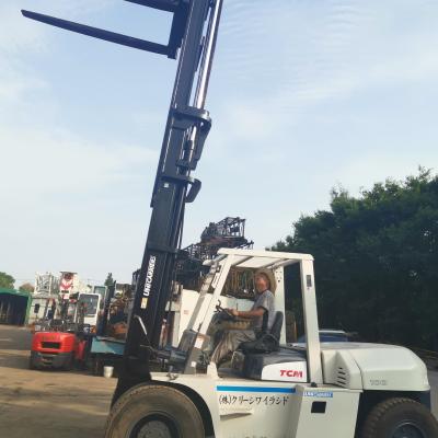 China 10 Ton TCM FD100 Diesel Forklift Good and with Routine Fork Width for sale