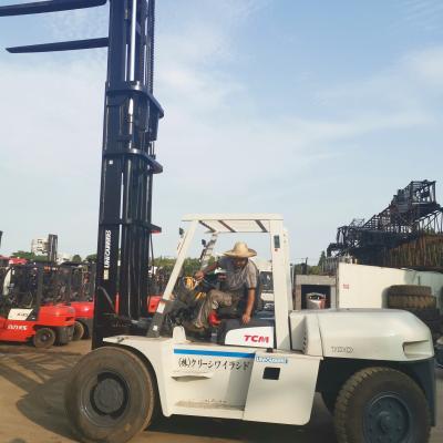 China Power Source Used 10 Ton TCM Forklift FD100 with and Fork Width Routine for sale