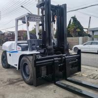 China 100 Ton Toyota Used Forklift in Japan Original Japan 10 TON Big Forklift TCM FD100 for sale