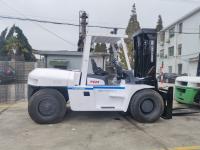 China Consumption 10 Ton TCM FD100Z 2 Stage 4 Meters Used Forklift for Machinery Repair Shops for sale