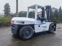 China Consumption 10 Ton TCM FD100Z 2 Stage 4 Meters Used Forklift for Machinery Repair Shops for sale