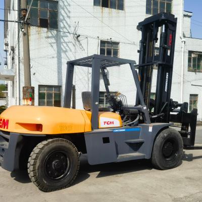 China 10 ton Diesel Forklift Japanese TCM Used FD100 Forklift with Fork Width Routine Discount for sale