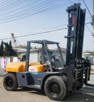 China 10 ton Diesel Forklift Japanese TCM Used FD100 Forklift with Fork Width Routine Discount for sale