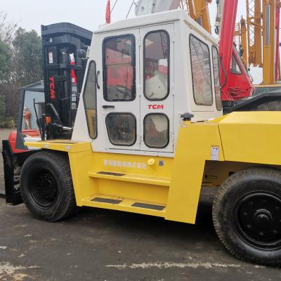 China TCM FD100 Diesel Forklift Used on Construction Site with Routine Fork Length Assured for sale