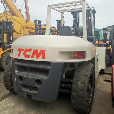 China 10 Ton TCM Forklift FD100 with Diesel Engine in Shanghai Japan Used and Garment Shops for sale