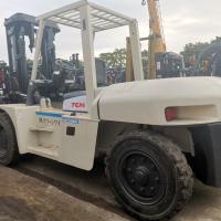 China 10 Ton Diesel Forklift Truck with ISUZU Engine TCM Technology and Routine Fork Width for sale