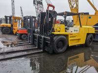 China TCM FD100 10 Ton Diesel Forklift with 3m Lifting Height and 4.5m Fork Width in Shanghai for sale