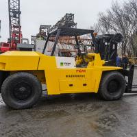 China Routine Fork Width TCM FD100T 10 Ton Hydraulic Forklift Used Diesel Engine for Sal for sale