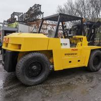 China Routine Fork Width TCM FD100T 10 Ton Hydraulic Forklift Used Diesel Engine for Sal for sale