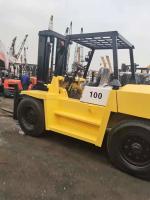 China Shanghai Industrial Zone Sale Japan Second-Hand TCM 10 Ton FD100 High Mast Forklift for sale