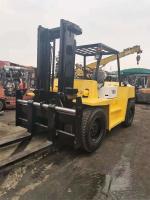 China Shanghai Industrial Zone Sale Japan Second-Hand TCM 10 Ton FD100 High Mast Forklift for sale