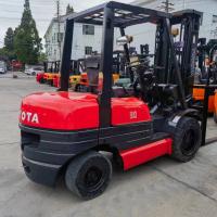 China 3 Ton Toyota Forklift Japan Original Parts Diesel Engine Fork Width and Length Routine for sale