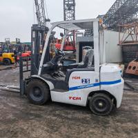China Home 2.5 Ton Used Japan TCM FD25 T3C Diesel Forklift for Retail Restaurant Industries for sale