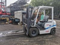 China Home 2.5 Ton Used Japan TCM FD25 T3C Diesel Forklift for Retail Restaurant Industries for sale