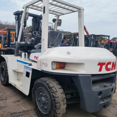 China Core Components-Engine Gearbox Used TCM Komatsu Toyota FD70 7 Ton Manual Forklift for sale