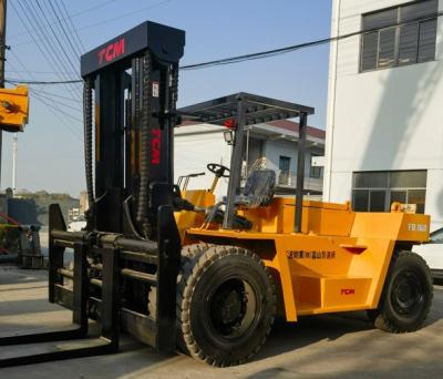 China TCM 16 Ton FD160 16T Forklift Lifter Japan Original Used Forklift for Heavy Duty Work for sale
