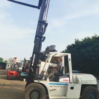 China Secondhand TCM FD100 10Ton Diesel Forklift for Food Beverage Operations and Efficiency for sale