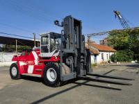 China Fork Length Routine Used Kalmar 25 Ton Container Reach Stacker with Fork Positioner for sale
