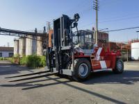China Fork Length Routine Used Kalmar 25 Ton Container Reach Stacker with Fork Positioner for sale