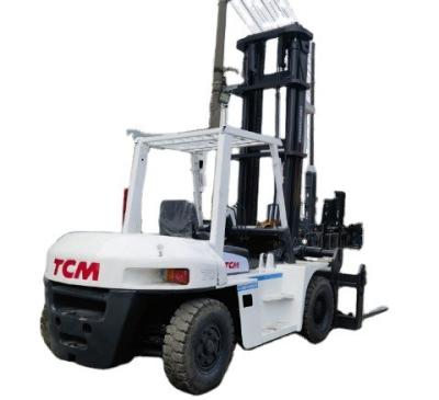 China 7 Ton Japan FD70 Used Diesel Forklift for Food Beverage Material Handling Needs for sale