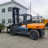 China Weight KG 10000 kg Good Condition Tcm 10Ton Forklift FD100 Used Stacker Original Japan for sale