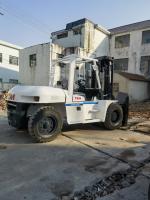 China Used Japan TCM FD100 Diesel Forklift 10 Ton Warehouse Container Pallet Lifting Truck for sale