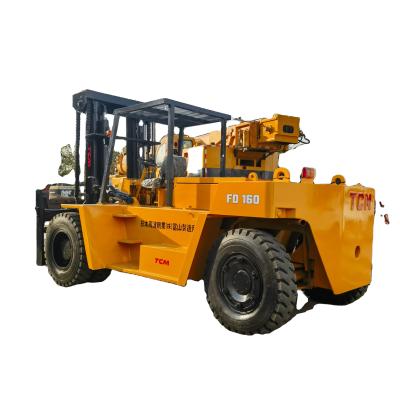 China 16000 kg Weight TCM FD160 Diesel Forklift for Printing Shops within Your Budget for sale