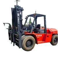 China Heli FD100 10tons Forklift Used Condition 10000 kg Weight Diesel Engine Power Source for sale