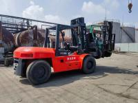 China Heli FD100 10tons Forklift Used Condition 10000 kg Weight Diesel Engine Power Source for sale