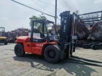 China Heli FD100 10tons Forklift Used Condition 10000 kg Weight Diesel Engine Power Source for sale