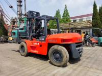 China Heli FD100 10tons Forklift Used Condition 10000 kg Weight Diesel Engine Power Source for sale