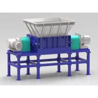 China Waste Plastic Shredder Machine Double Shaft Scrap Tire Shredder for sale