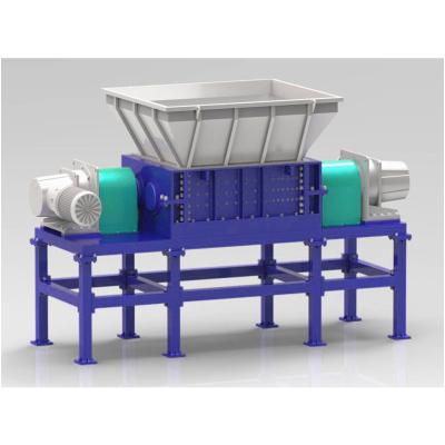 China Two Shaft Truck Car Tires Shredder Machine for Tire Recycle for sale