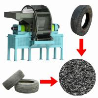 China Industrial Tire Shredder Plant for Eco-Friendly Recycling Solutions for sale